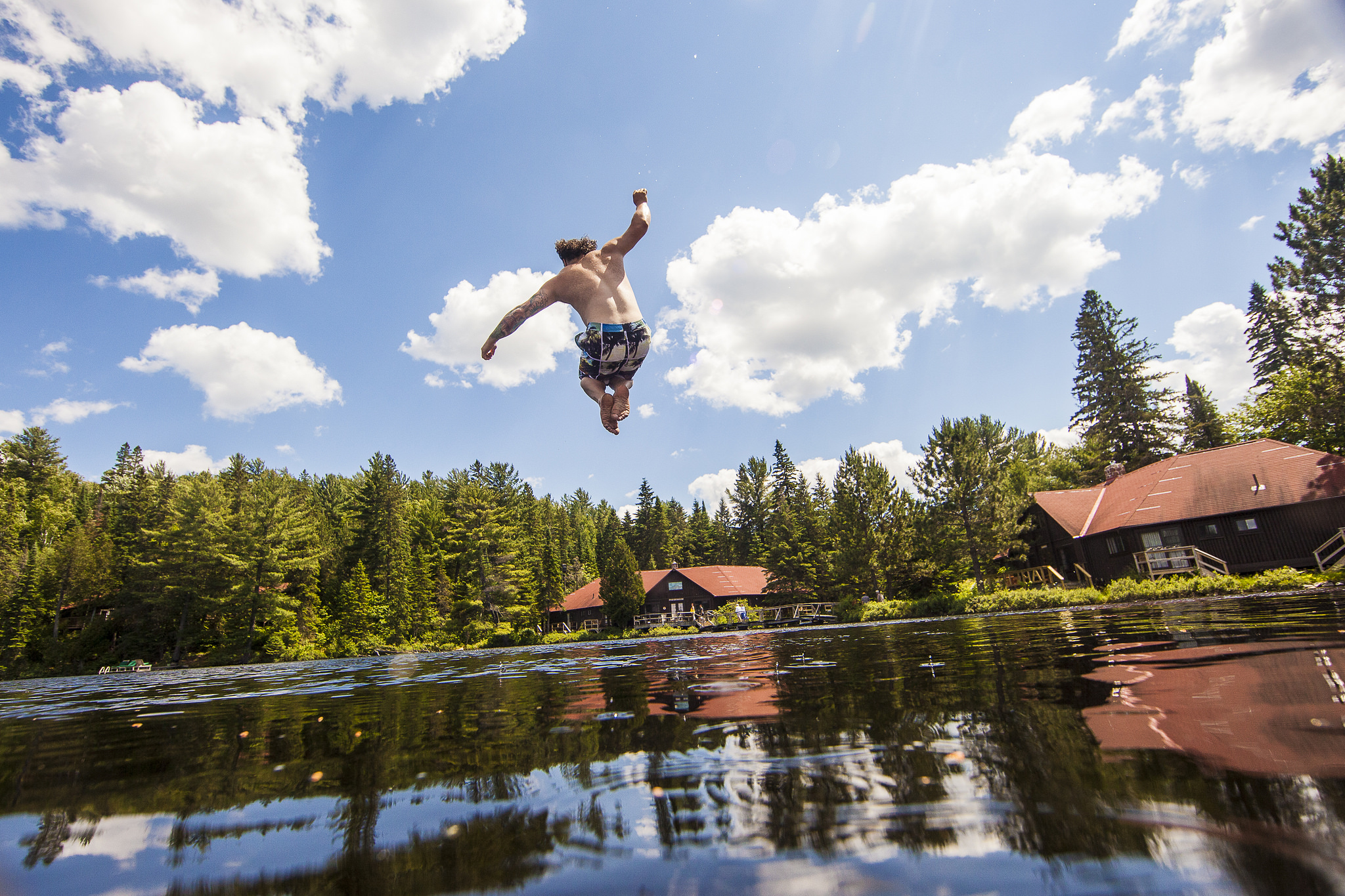 going in water - The Great Canadian Wilderness