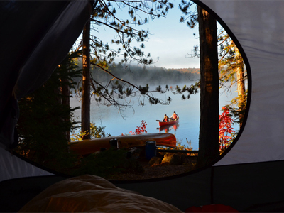 Camping View - The Great Canadian Wilderness